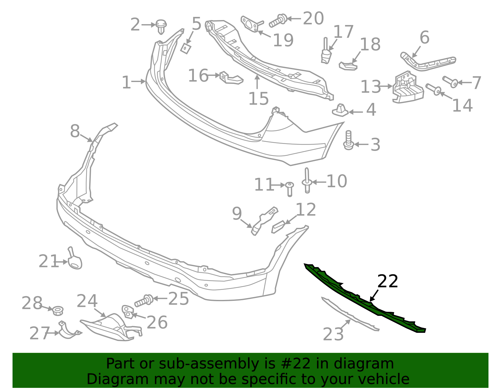 Hyundai - 86665-B8200 - Skid Plate - 2013-2016 Hyundai Santa Fe | OEM ...