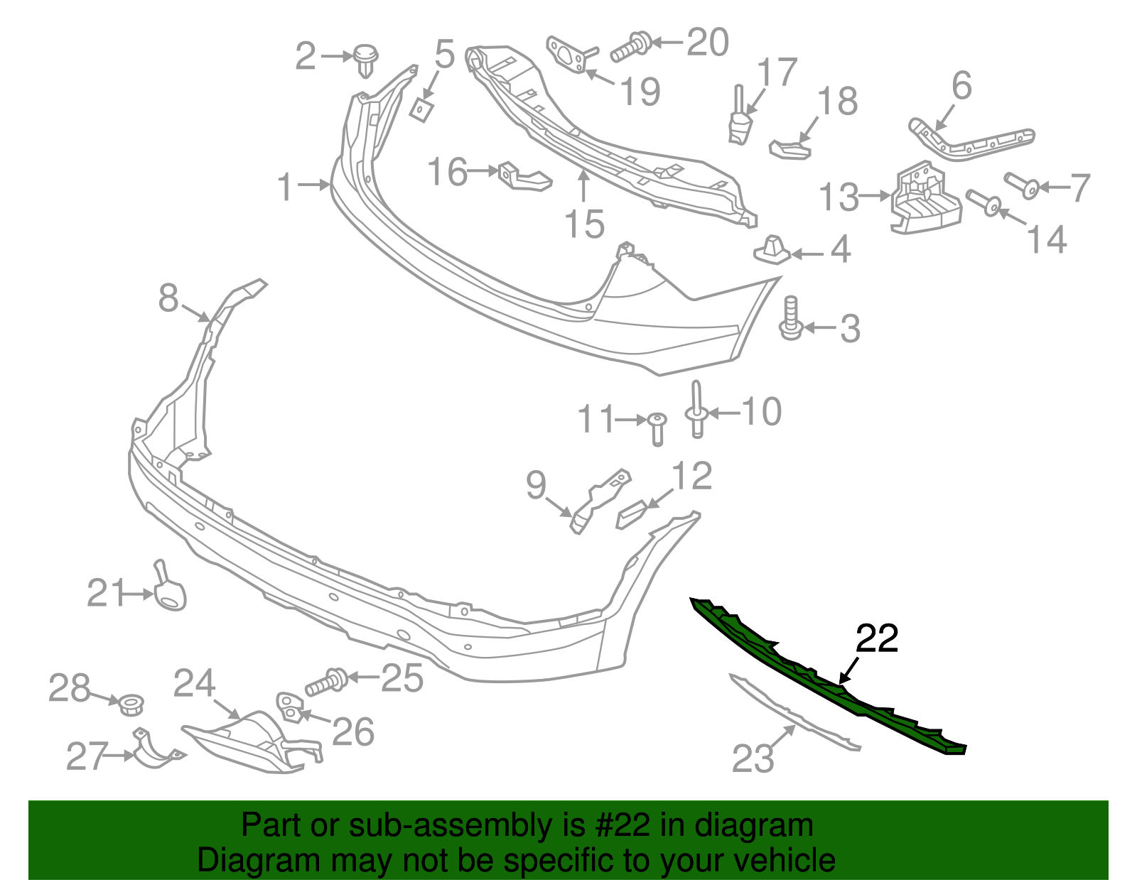 2013-2016 Hyundai Santa Fe Skid Plate 86665-B8200 | OEM Parts Online