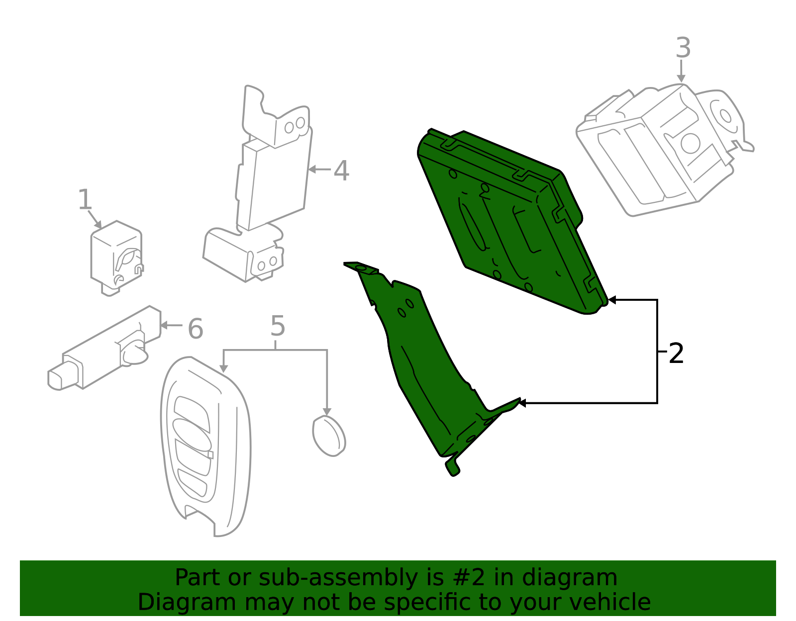 2019-2024 Subaru Ascent Control Module 88801XC011 | Subaru Parts Quick