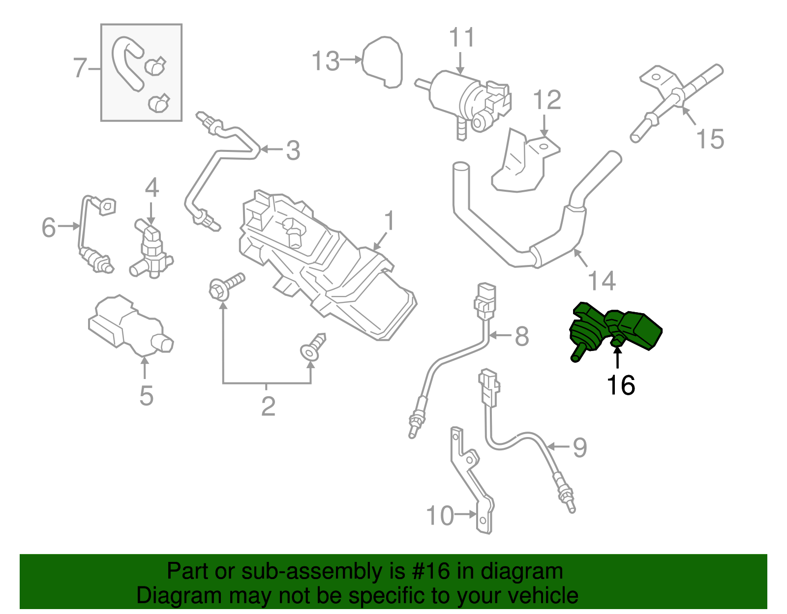 2008-2025 Hyundai Map Sensor 39300-2B000 | OEM Parts Online
