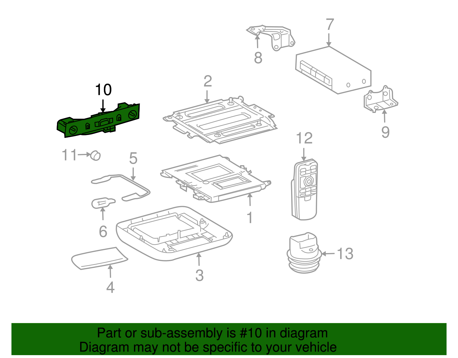 2008-2015 Toyota Land Cruiser Auxiliary Jack 86192-60051 | Toyota Parts ...