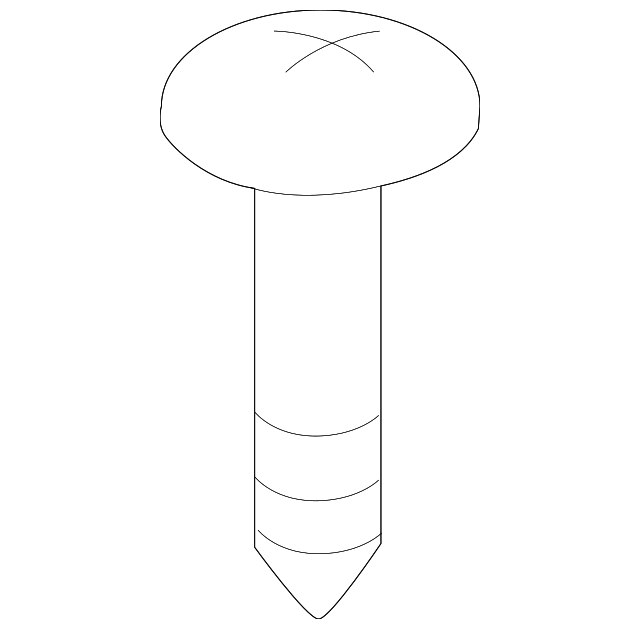 2007-2025 Kia | Door Trim Panel Screw | 12492-05123 | Kia Auto Parts