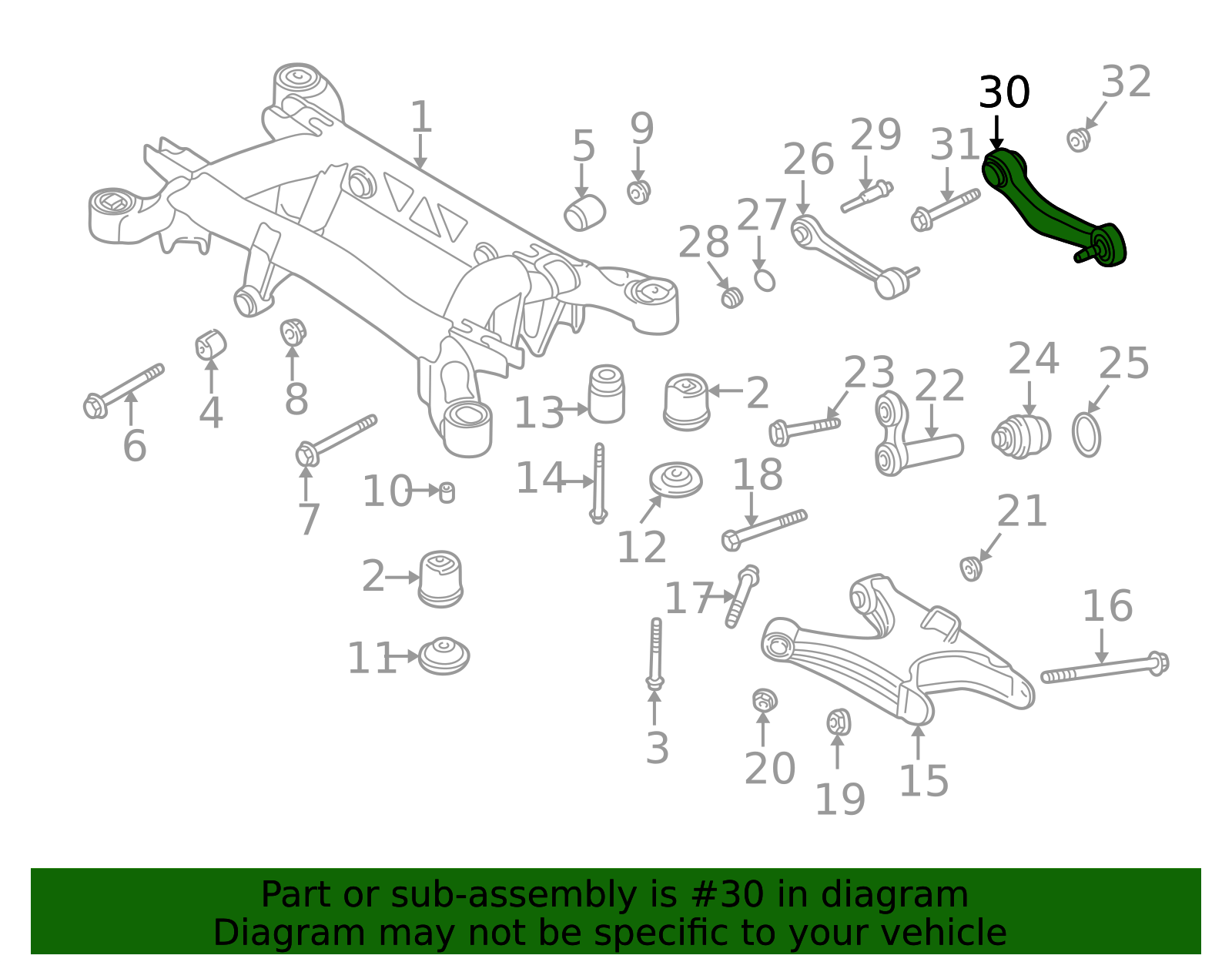33-32-6-770-059 - Suspension Control Arm 1993-2003 BMW | OEM Euro Parts