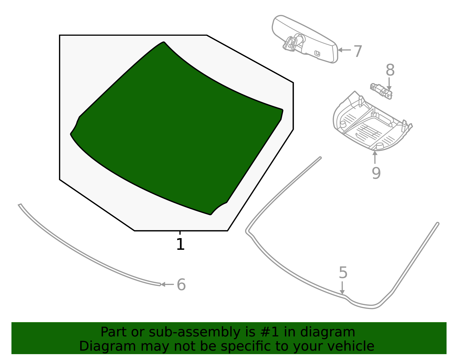 G2700-6RB2C - Windshield Official Nissan Parts Store