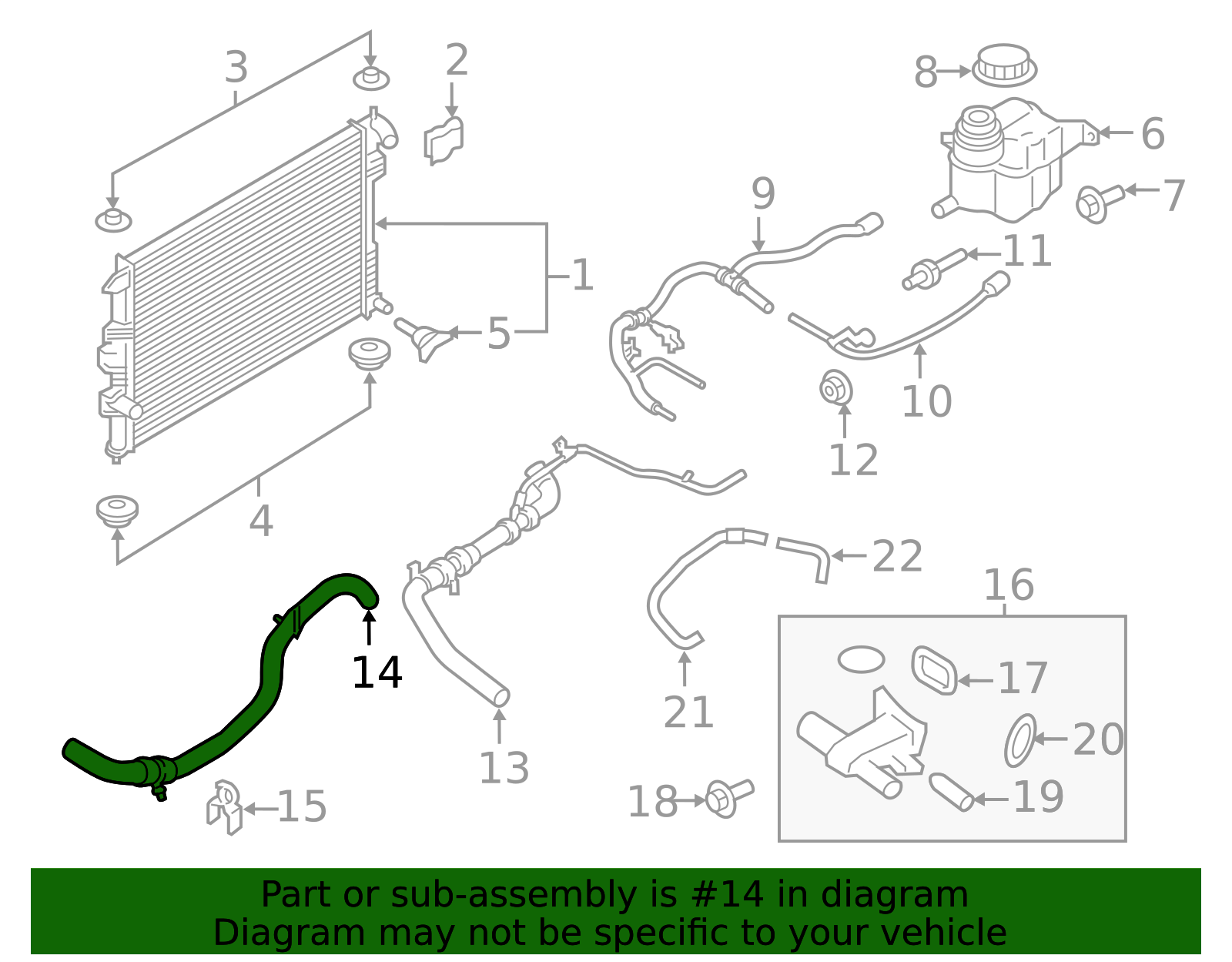 Radiator Hose FB5Z-8286-C - Dependable OEM Engine Cooling | AutoNation ...