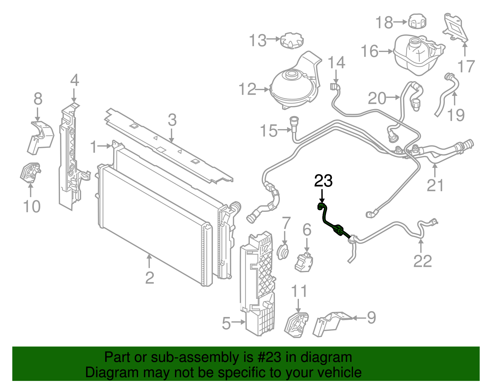 Genuine BMW 17-12-7-640-824 | Radiator Coolant Hose | FREE Shipping on ...