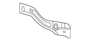 84683449 - Front Passenger Side Bumper Impact Bar Bracket - 2020-2023 ...