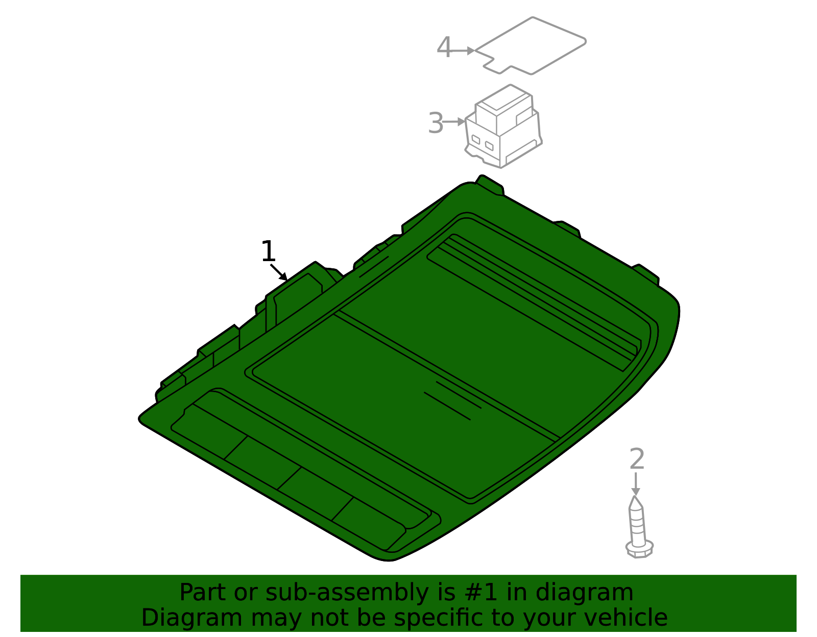 VA40-69-970A-75 - Console Overhead 2023 Mazda CX-50 | MazdaParts.US Store