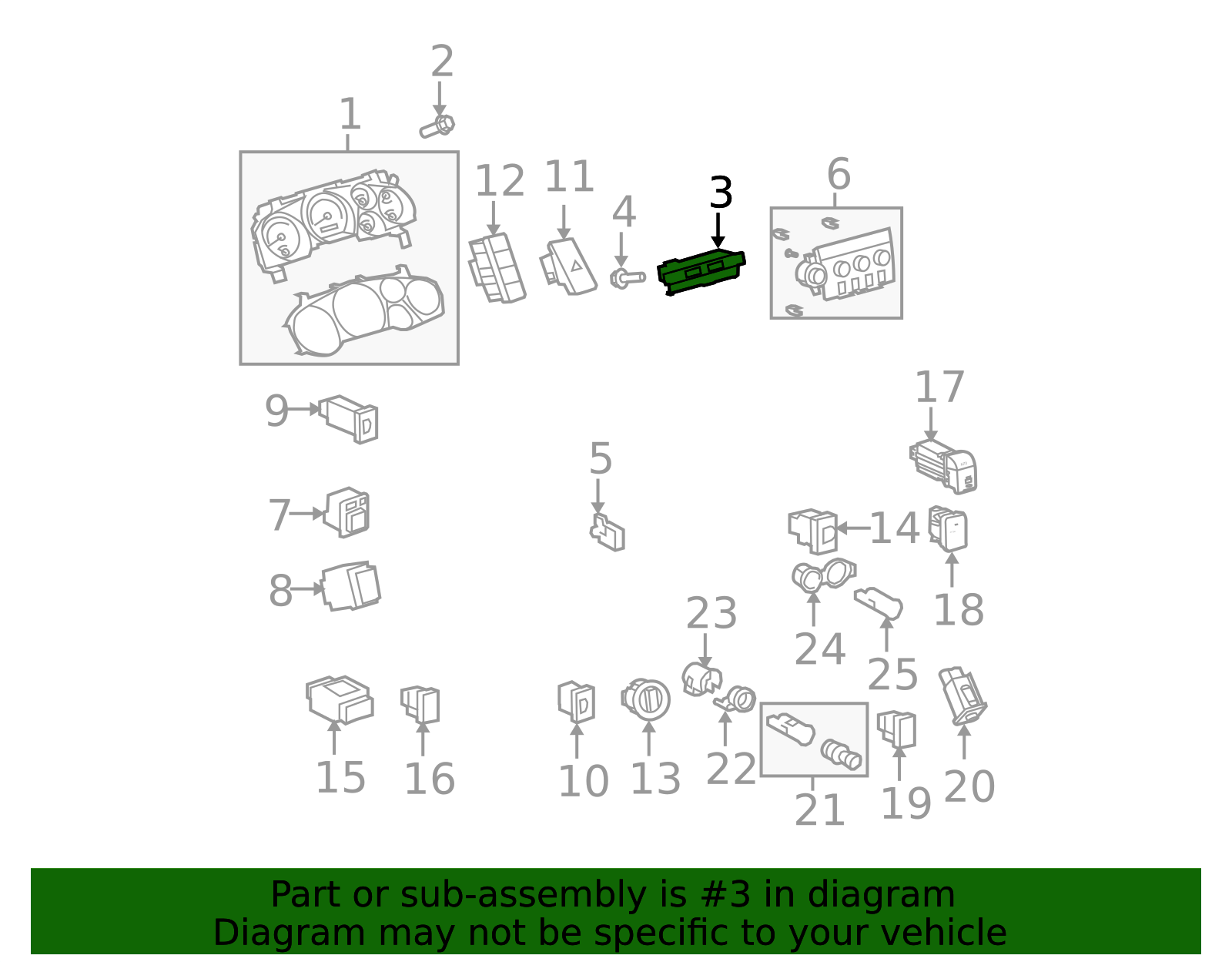 83290-0C100 - Driver Info Center Module - 2007-2017 Toyota | Nucar ...