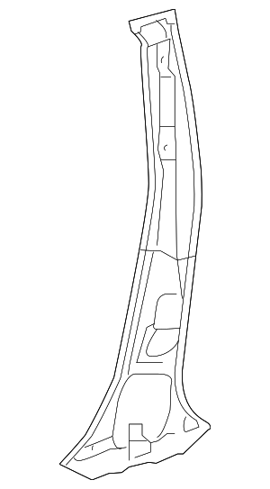 Genuine Toyota Inner Pillar part# 61308-06150 for 2015-2017 Toyota ...