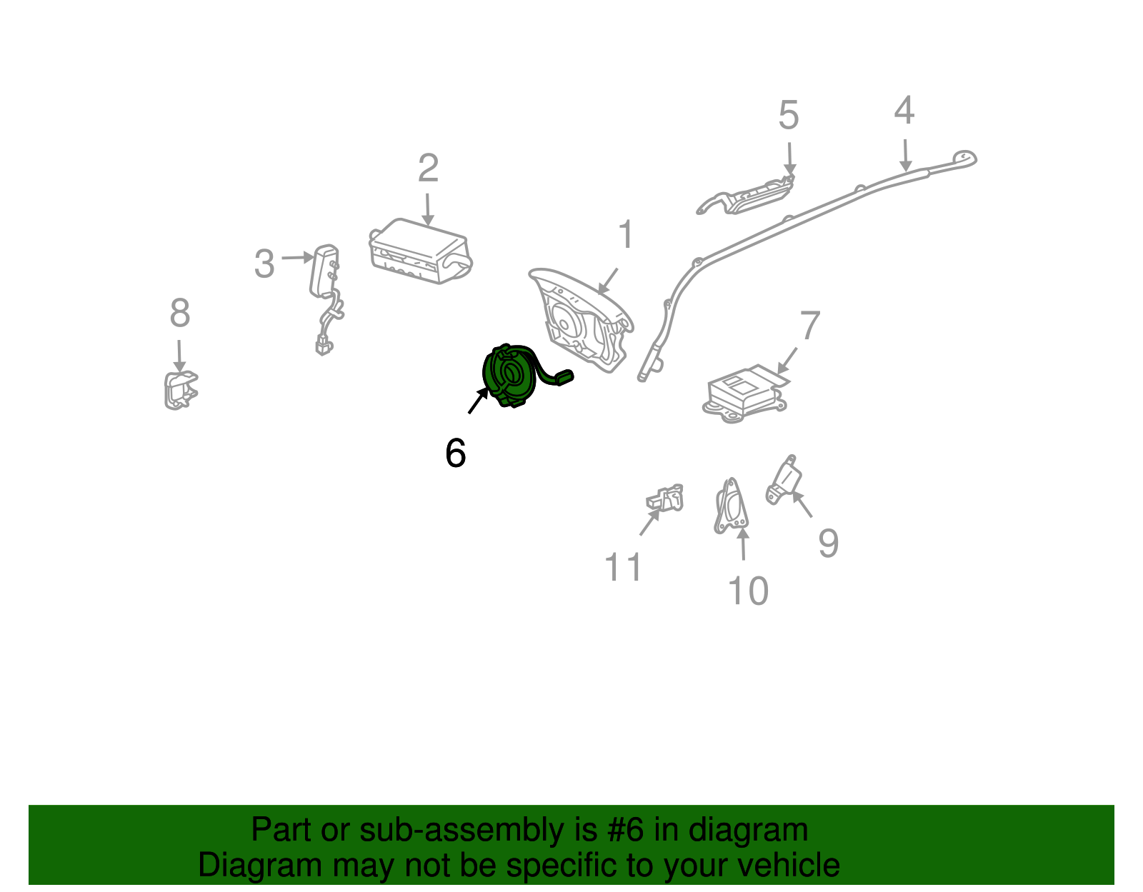 84306-50180 - Clock Spring 2002-2007 Lexus | Lexus of Stevens Creek Parts