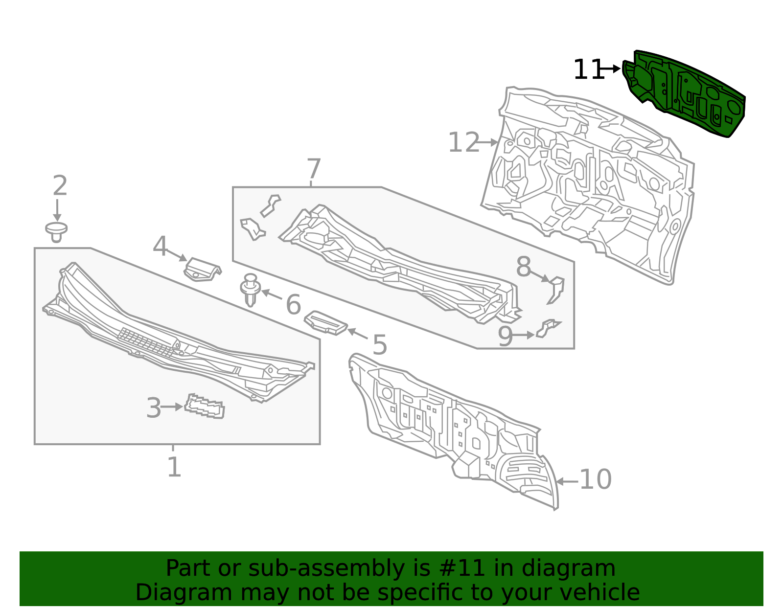 74251-TK8-A00 - Engine Compartment Insulation Honda Parts Online