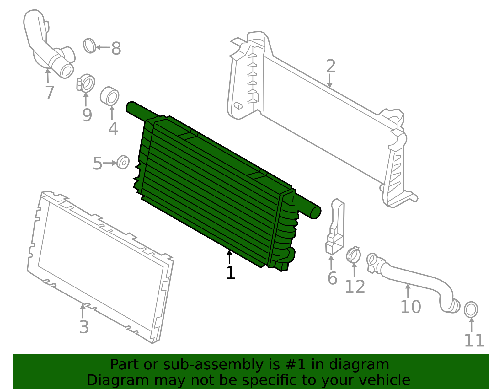 OEM Porsche Auxiliary Radiator (99110613702) 2012-2025 Porsche | OEM ...