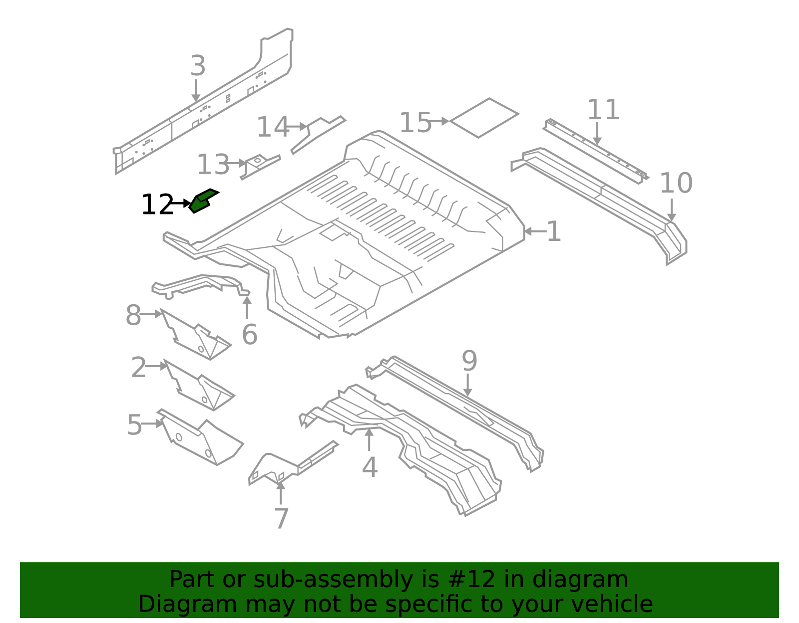 2008-2010 Ford Seat Belt Reinforced F81Z-28601A16-AA | Ford OEM Parts ...