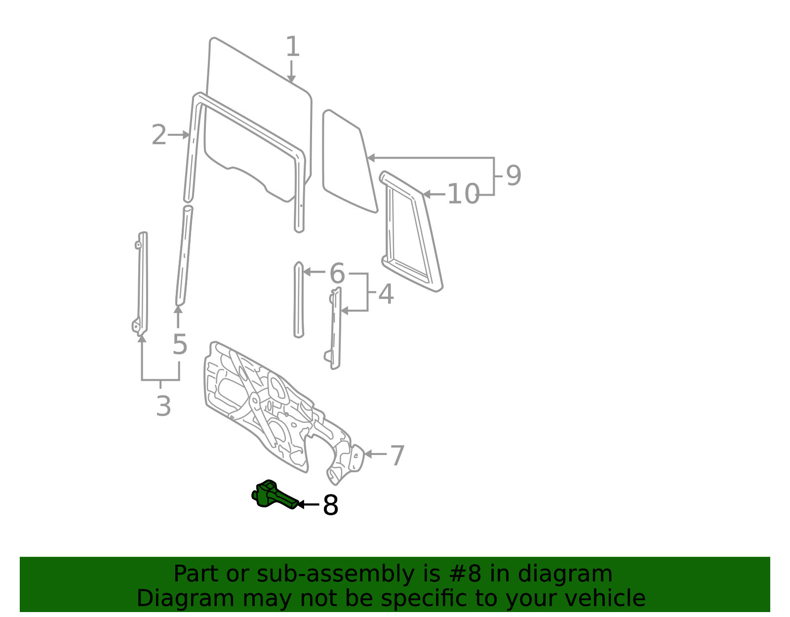 2001-2006 Hyundai Santa Fe Window Motor 98820-26200 | MotorMotor