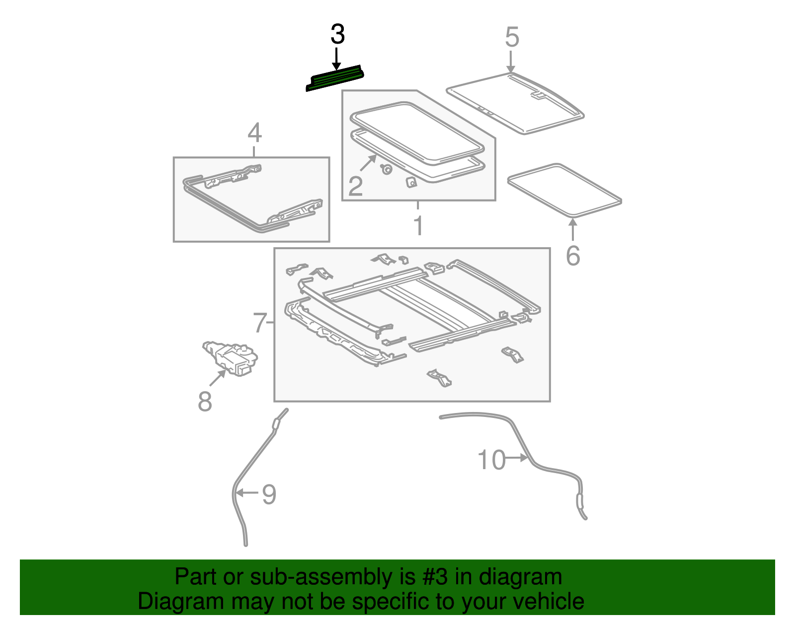 63217-0E010 - Trim - 2004-2013 Toyota | Toyota Parts Delivered