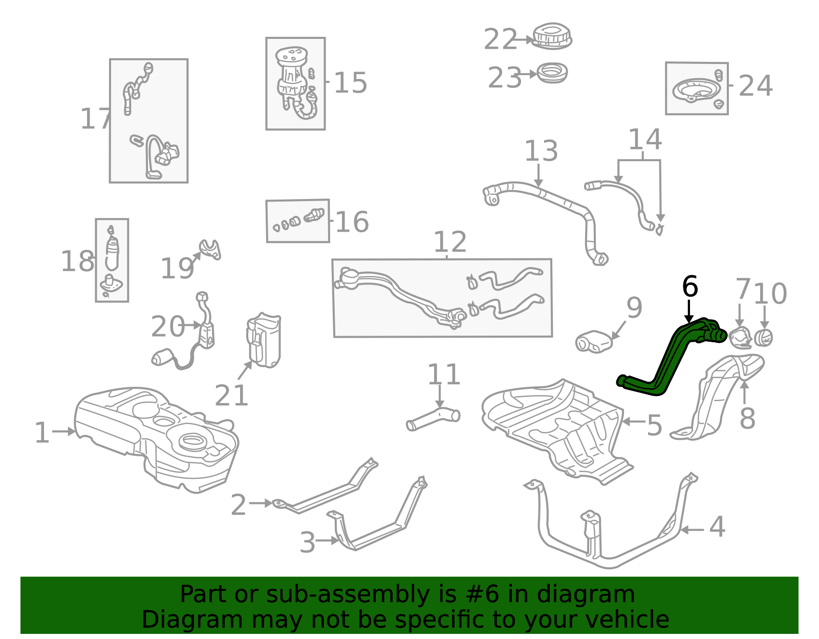 17660-S9A-A01 - Filler Pipe 2002-2004 Honda CR-V | Honda Parts Online
