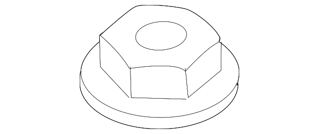 Genuine BMW 33-30-6-760-587 | Hex Nut With Flange H3110D | FREE ...
