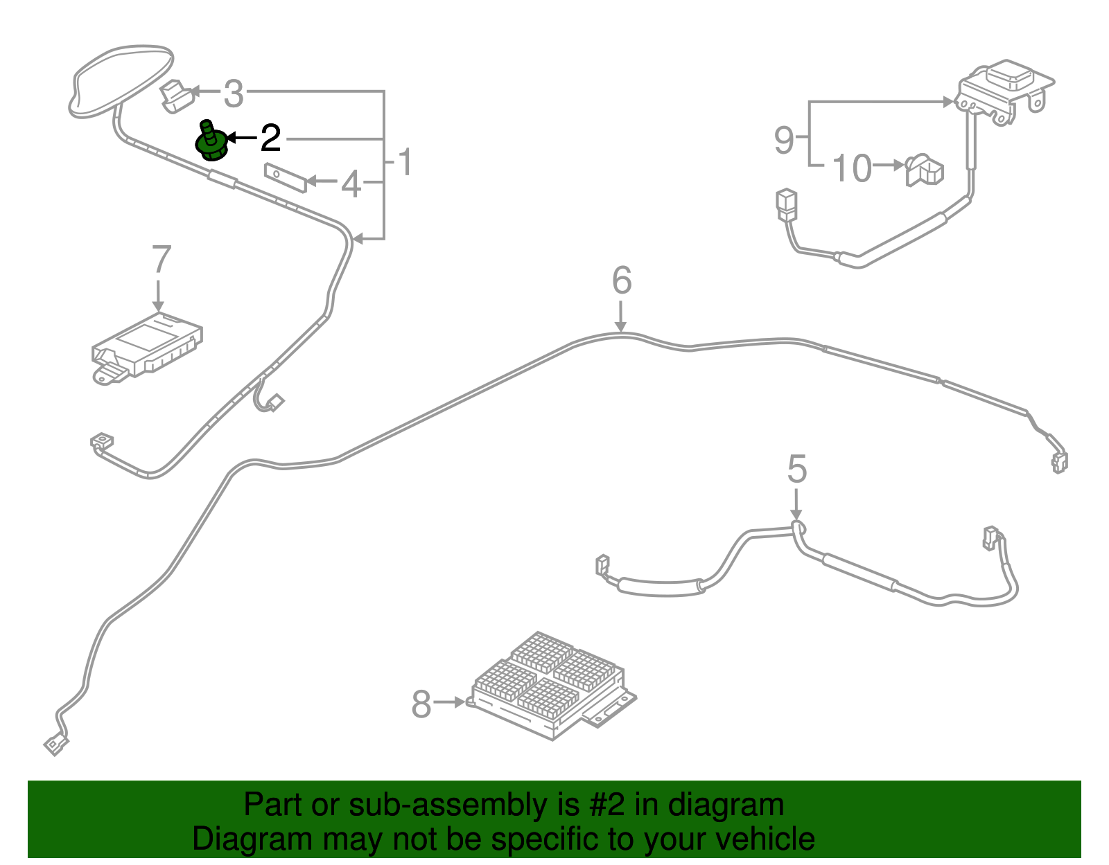 OEM 2018-2025 Honda Antenna Bolt 39154-TVA-A01 | Honda Automotive Parts