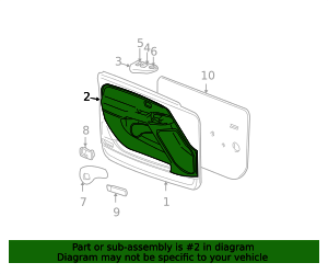 2000-2003 GM Graphite Front Side Door Armrest 12472876 GM ...