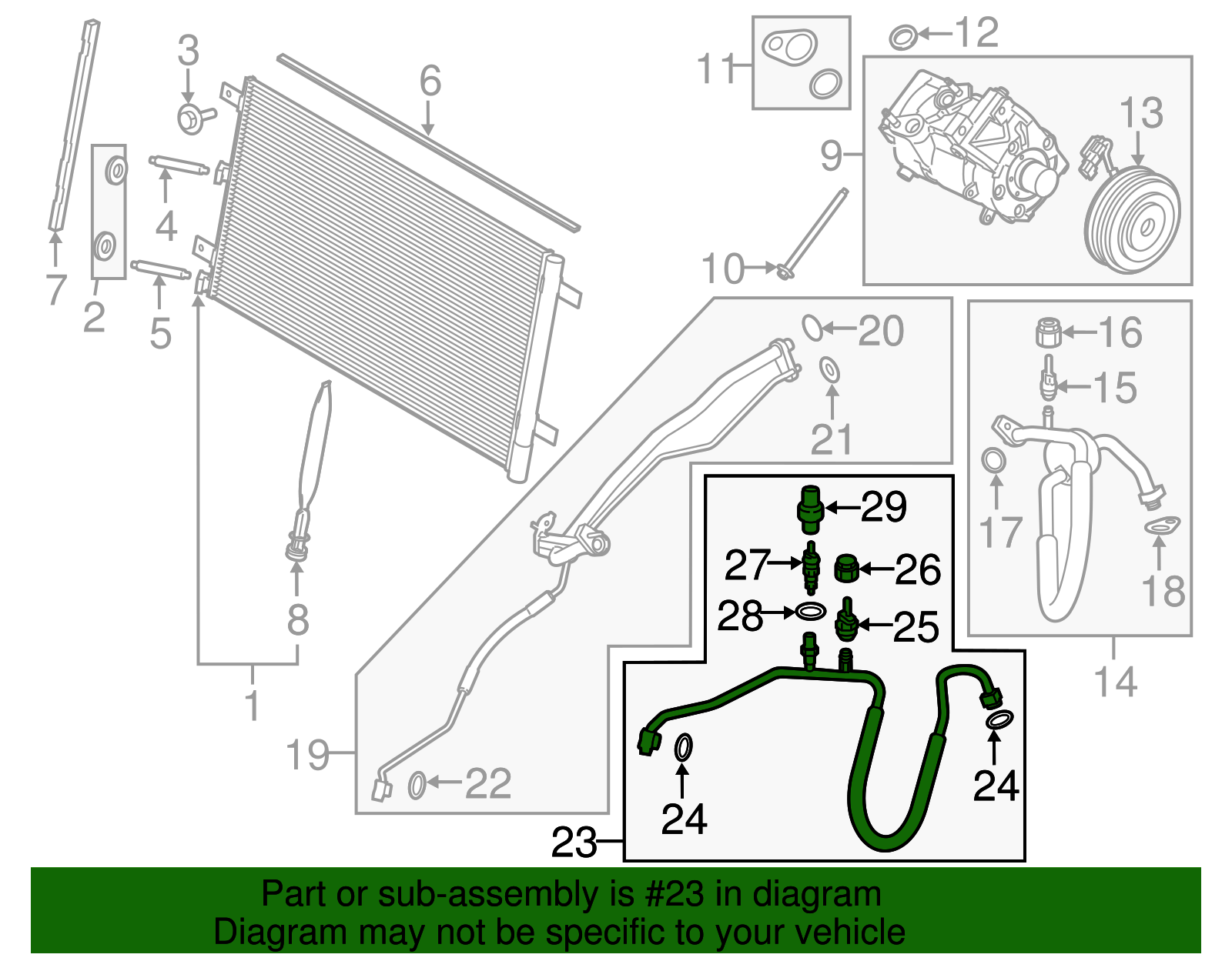 2017 Ford F-150 | Discharge Line | HL3Z-19972-N | Walls' Ford Parts