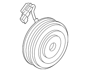 EL3Z-19D784-C - Clutch & Pulley - 2015-2017 Ford F-150 | Lasco Auto Parts