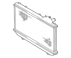 1998-2000 Toyota RAV4 Radiator Assembly 16410-AZ053 | Lithia Toyota Parts