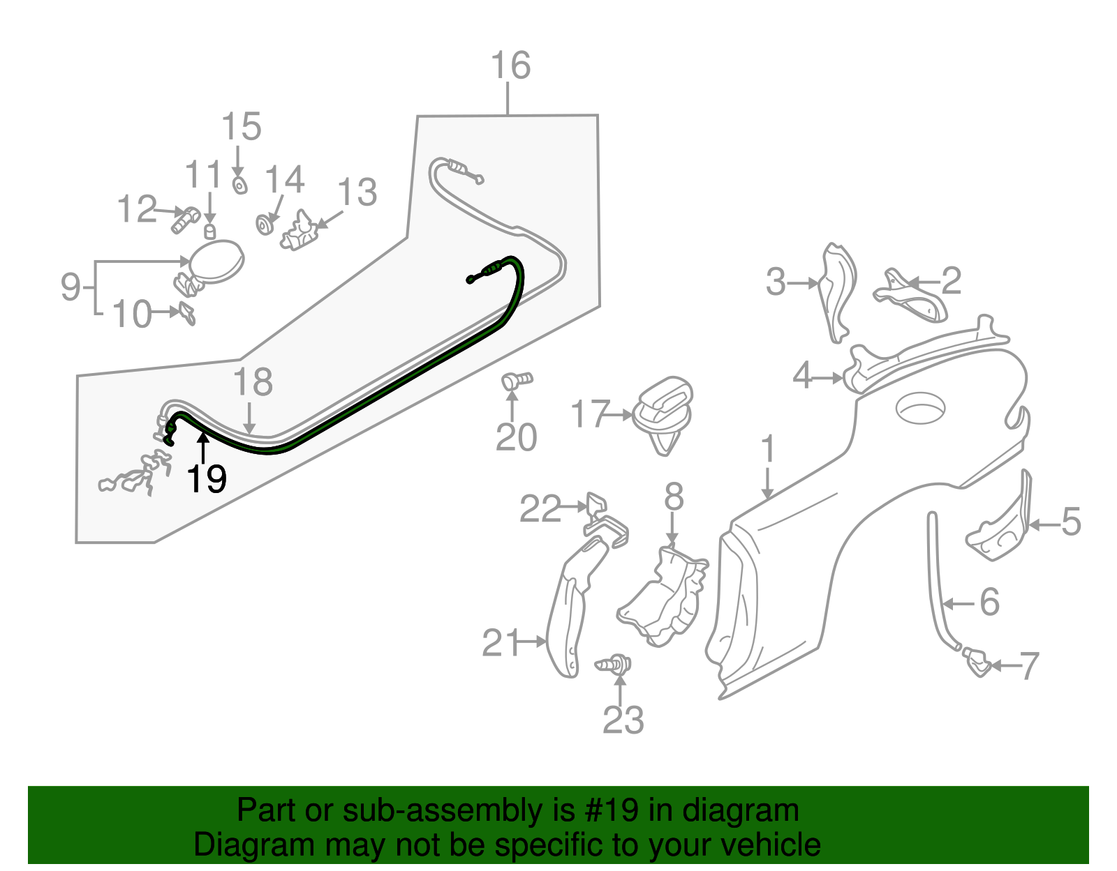Mazda 1999-2005 Mazda Miata Release Cable NC10-56-880C | BMW AutoNation ...
