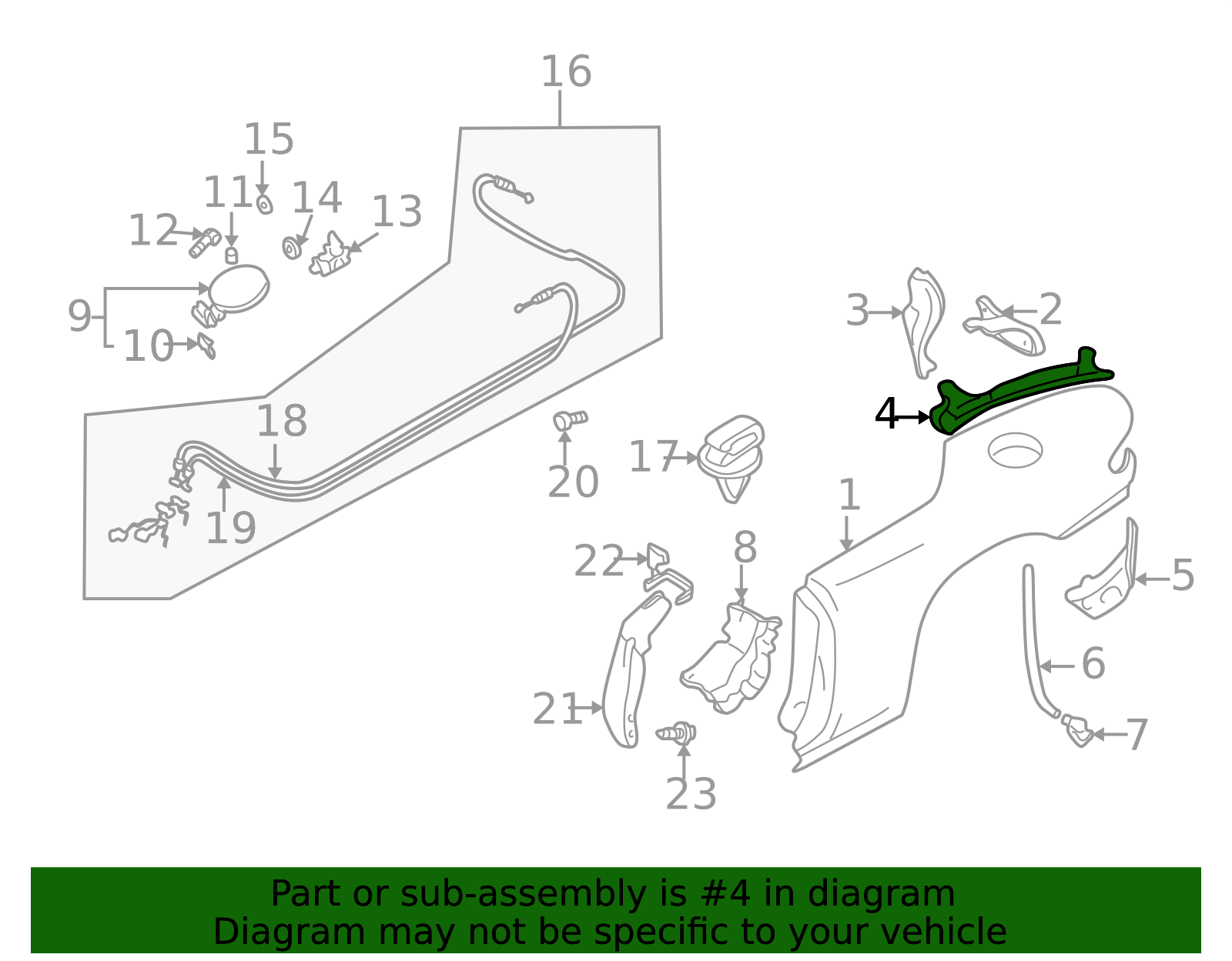 NC10-71-440A - Drip Channel 1999-2005 Mazda Miata | MazdaParts.US Store