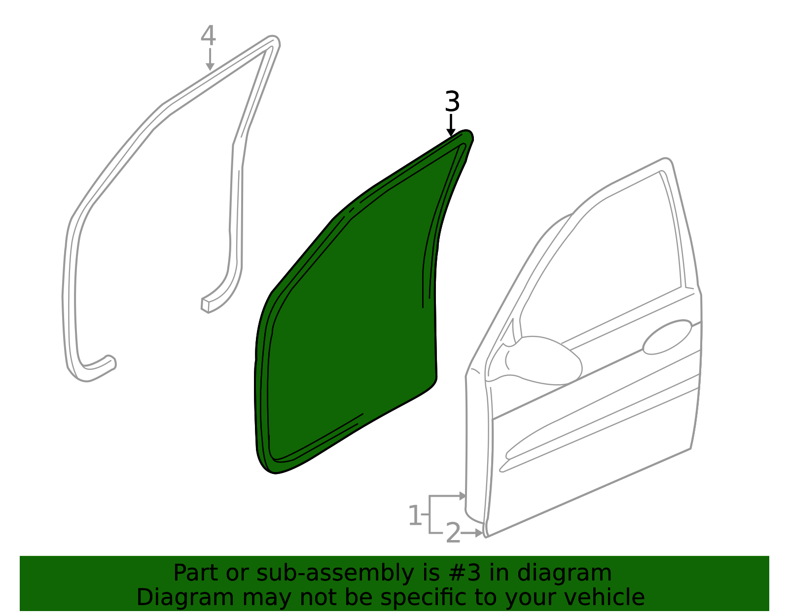 2007-2008 Hyundai Entourage Door Weather-Strip 82130-4D000 | MotorMotor