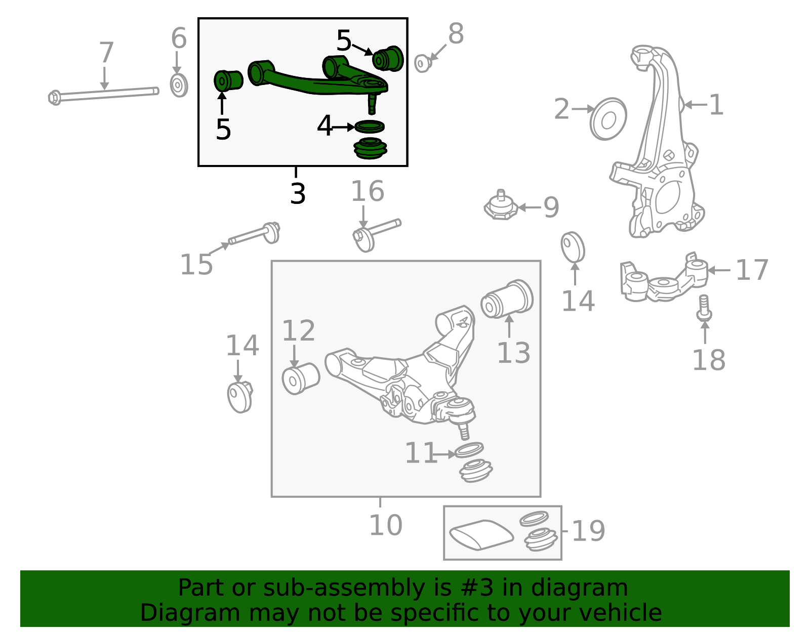 Genuine Official Toyota Upper Control Arm part# 48630-0C020 for 2022 ...
