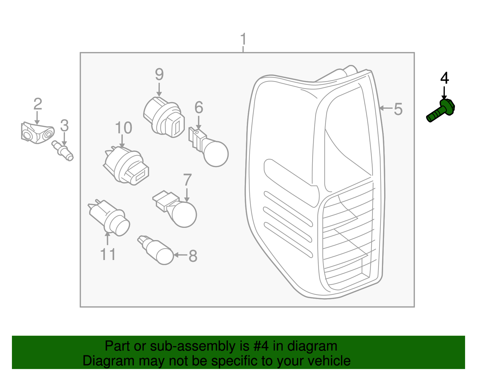 1993-2025 Nissan Combo Lamp Assembly Screw 01436-01631 | Nissan Parts Plus