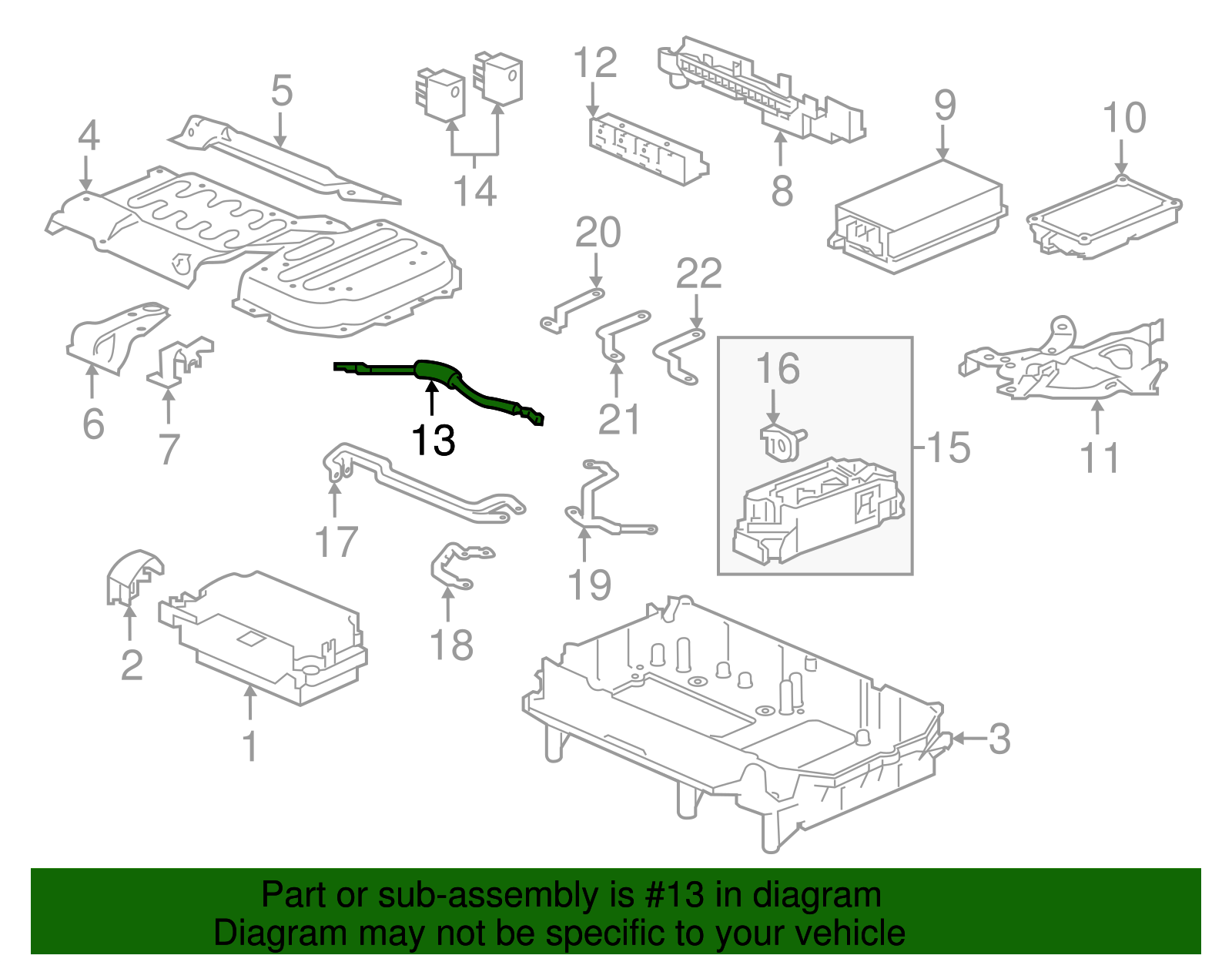 32603-SZT-000 - Honda Ground Cable 2013-2016 Honda CR-Z | Performance ...
