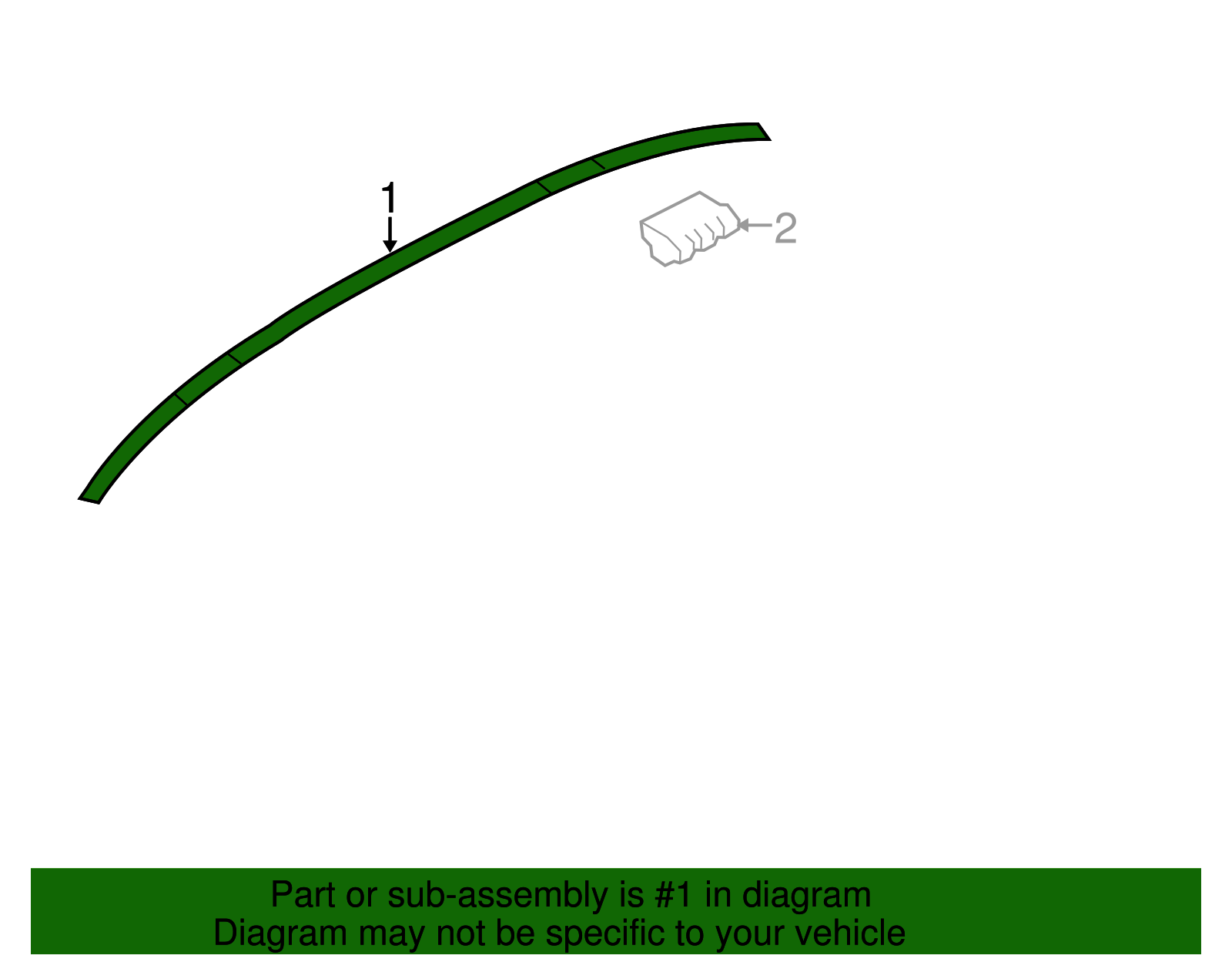 2012-2018 BMW Roof Molding 51-13-7-312-617 | BMW OEM Parts