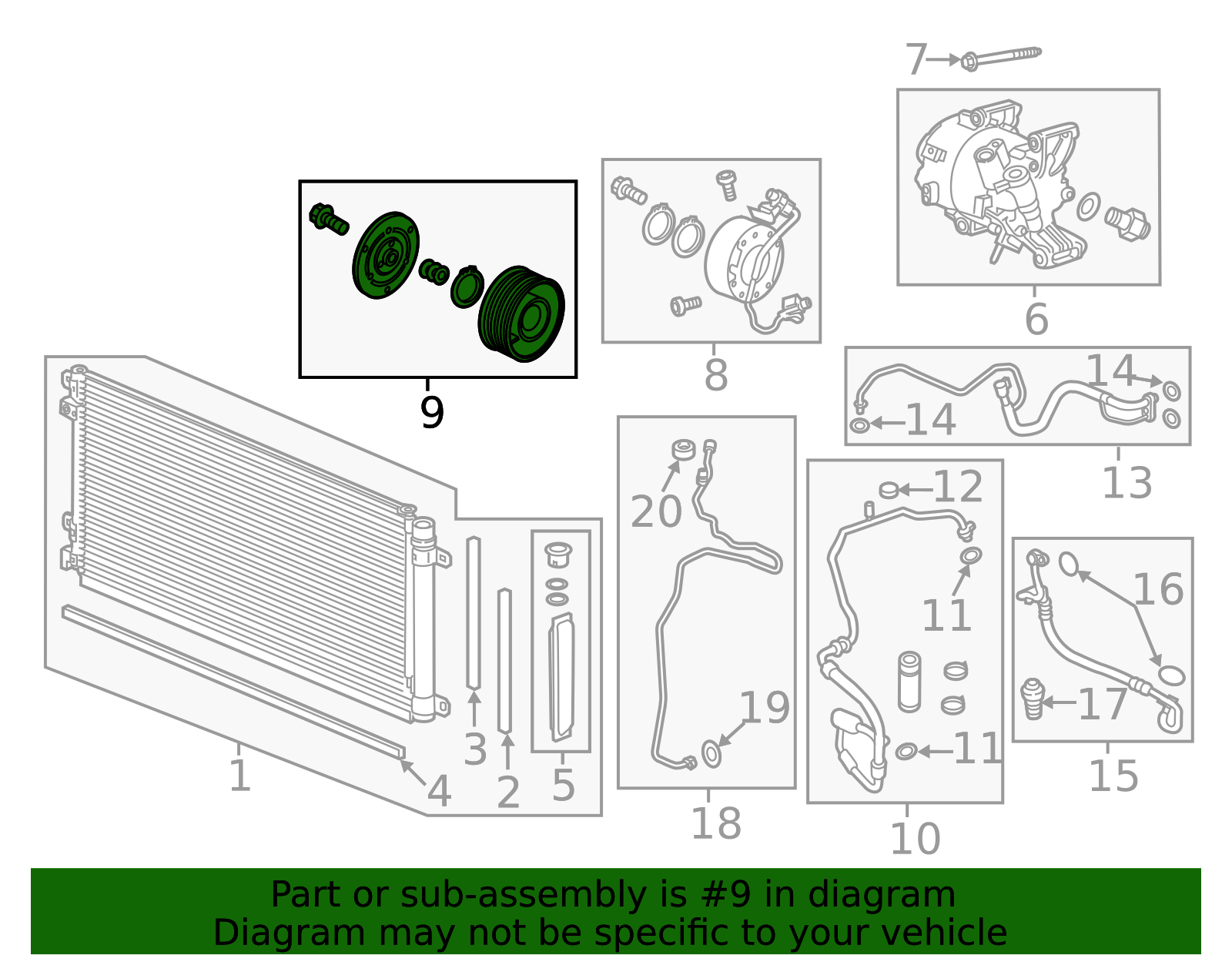2016-2021 Honda Civic Clutch & Pulley 38900-5AA-A02 | OEM Parts Online