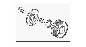 2016-2021 Honda Civic Clutch & Pulley 38900-5AA-A02 | OEM Parts Online