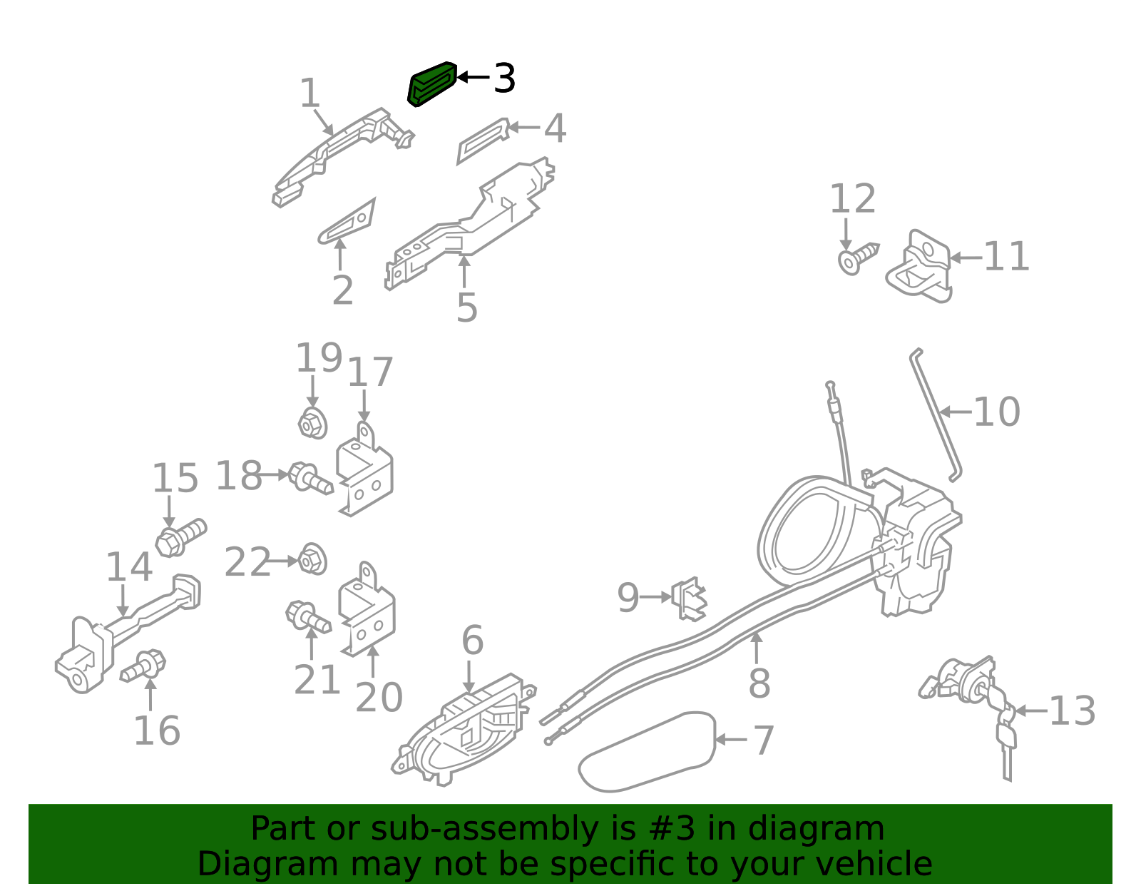80646-9N00A - Escutcheon 2013-2025 Nissan | Official Nissan Parts Store
