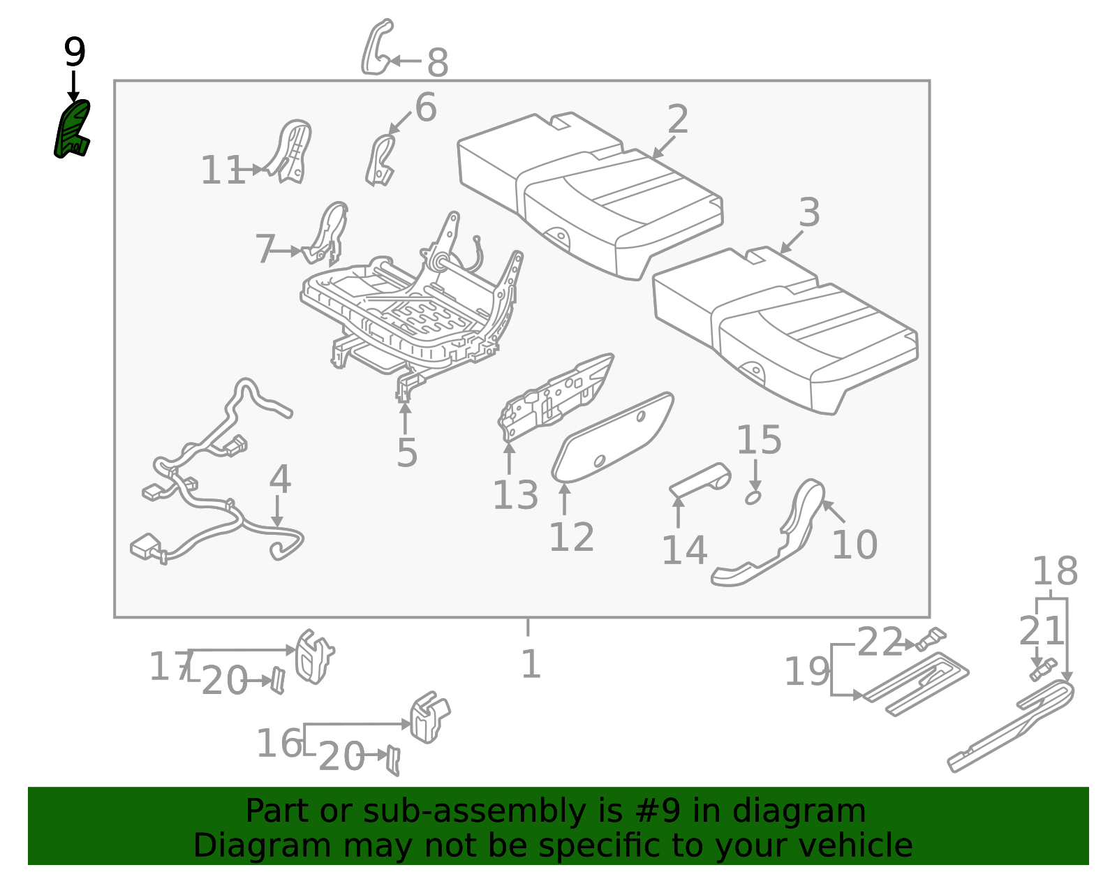 89192-R5000GYT - Inner Shield 2021-2025 Kia Sorento | Kia.Parts Store