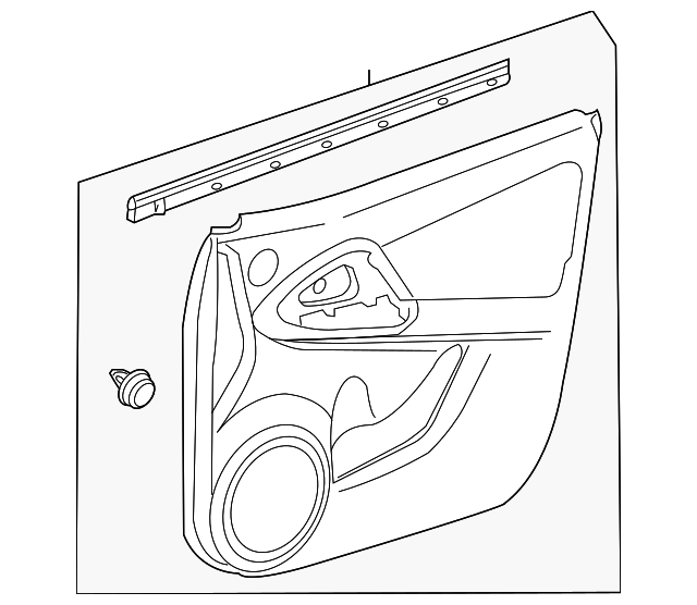 67610-0R021-B4 - Door Trim Panel - 2009-2012 Toyota RAV4 | Nucar Toyota ...