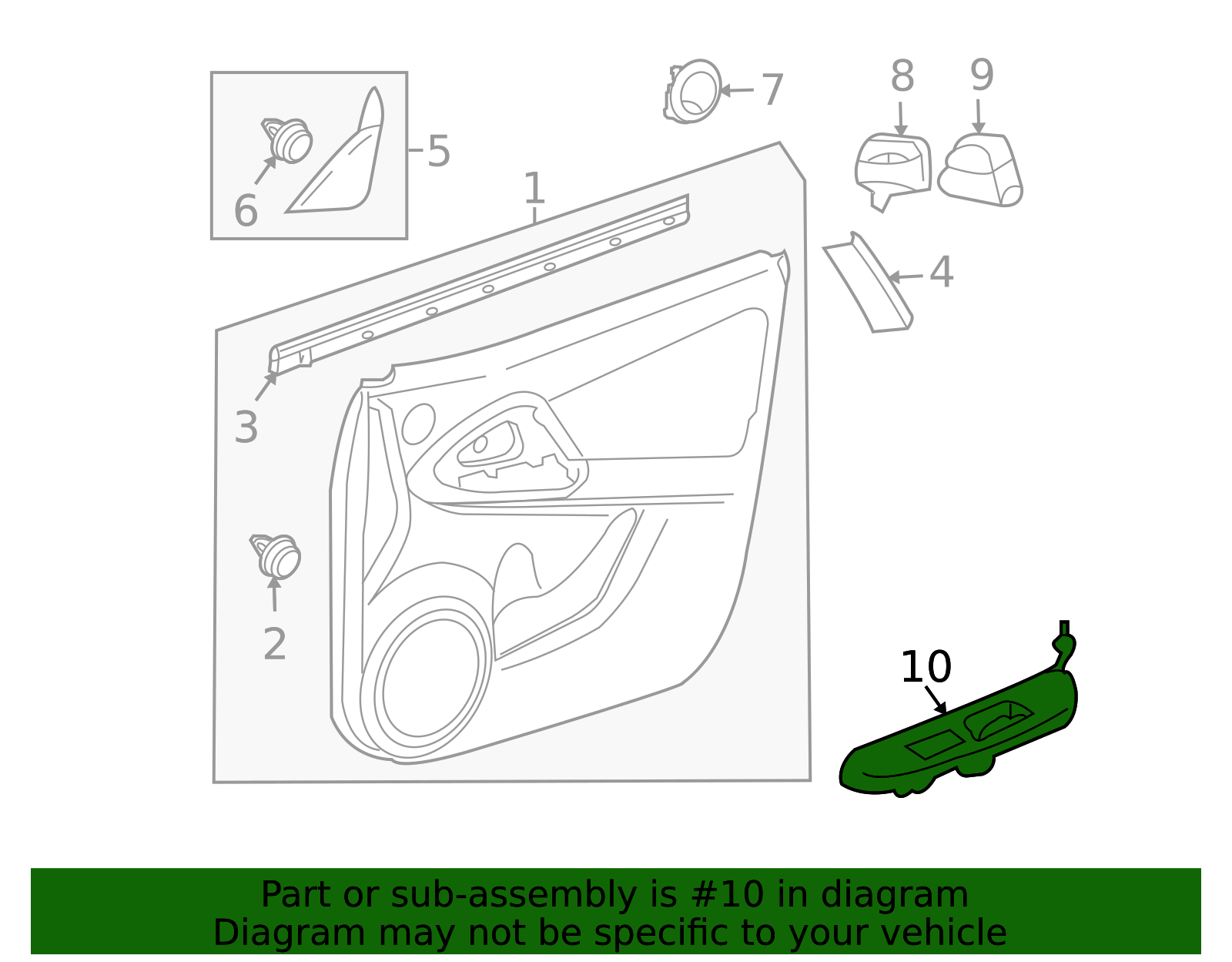 Genuine Official Toyota Switch Bezel part# 74232-0R010-B0 for 2006-2012 ...