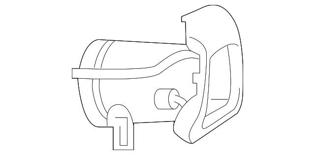 23256752 - Driver Side Exhaust Tail Pipe Heat Sleeve 2017-2019 Cadillac ...