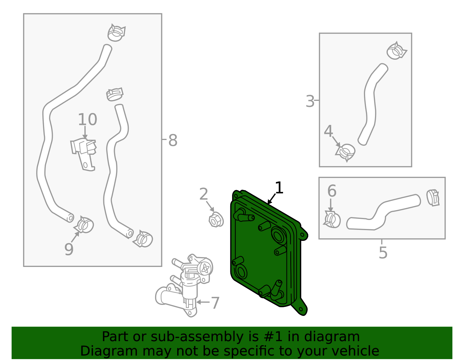 2016-2019 Hyundai Sonata Trans Cooler 25620-E6000 | MotorMotor