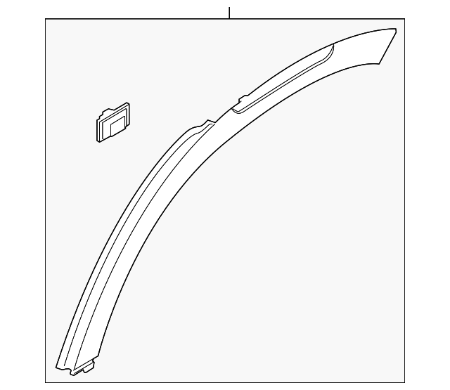 2020-2025 Hyundai Venue Wheel Opening Molding 87742-K2000-CA | OEM ...