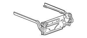 2014-2020 GM Black Floor Panel Outer Brace 22792218 | Capital Chevy Parts