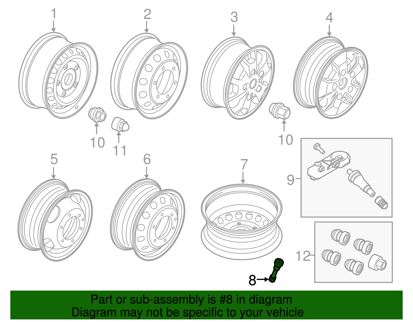2C3Z-1700-BA - Valve Stem 2005-2023 Ford | Ford Parts Direct