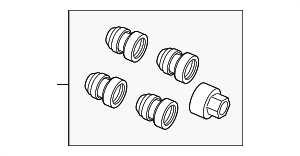 HK2Z-1A043-A - Wheel Lock Kit - 2019-2025 Ford | Lasco Auto Parts