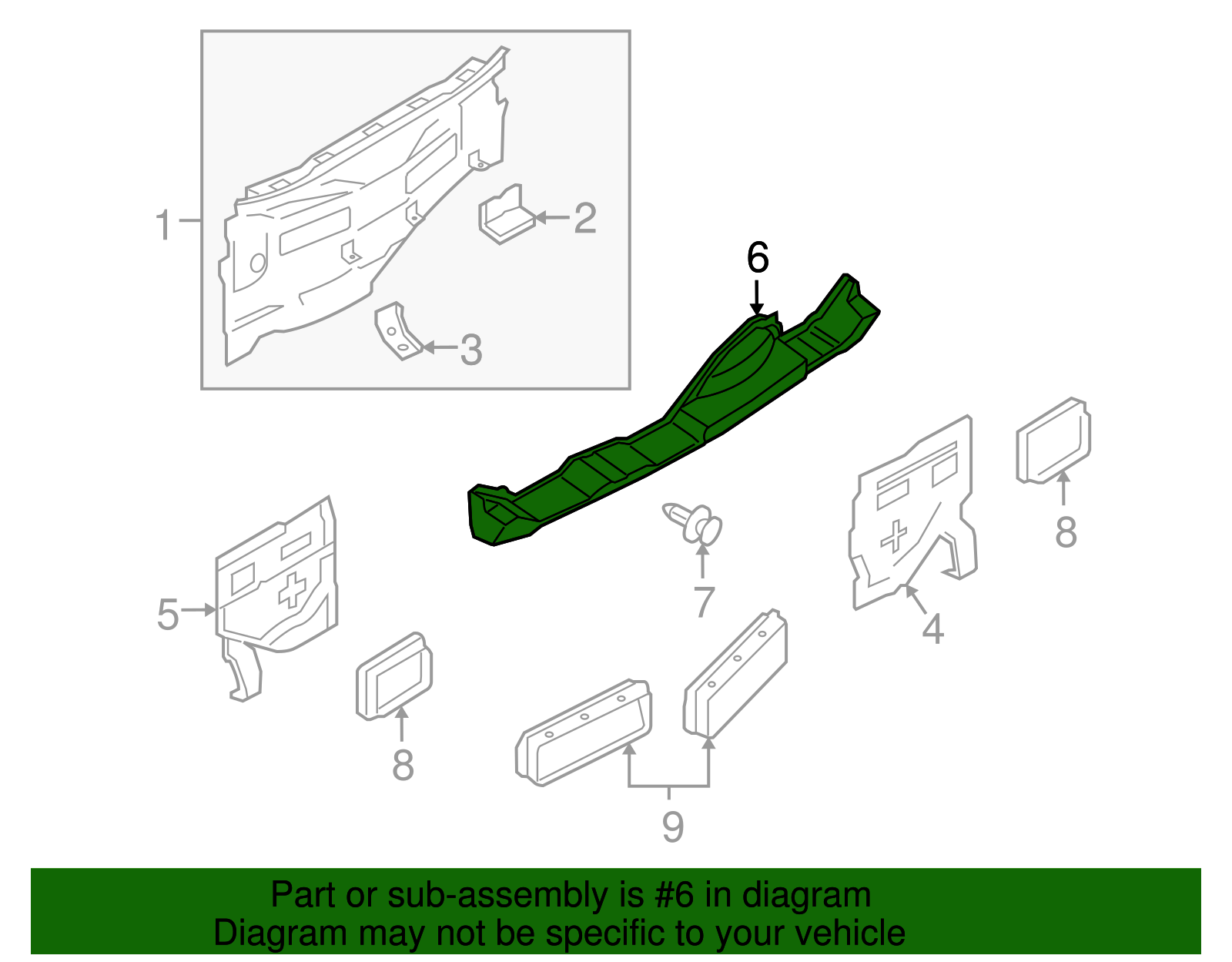 79120-1FC0A - 2009-2014 Nissan Cube - Rear Panel | Anicra Nissan Parts