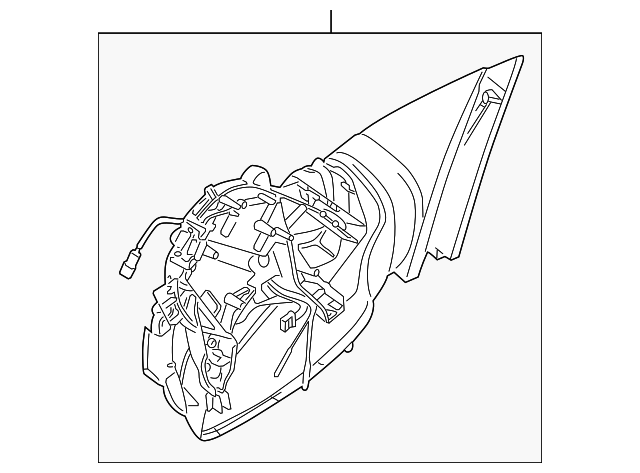 2008-2010 Volkswagen Touareg Mirror Assembly 7L6-857-508-GA-9B9 ...