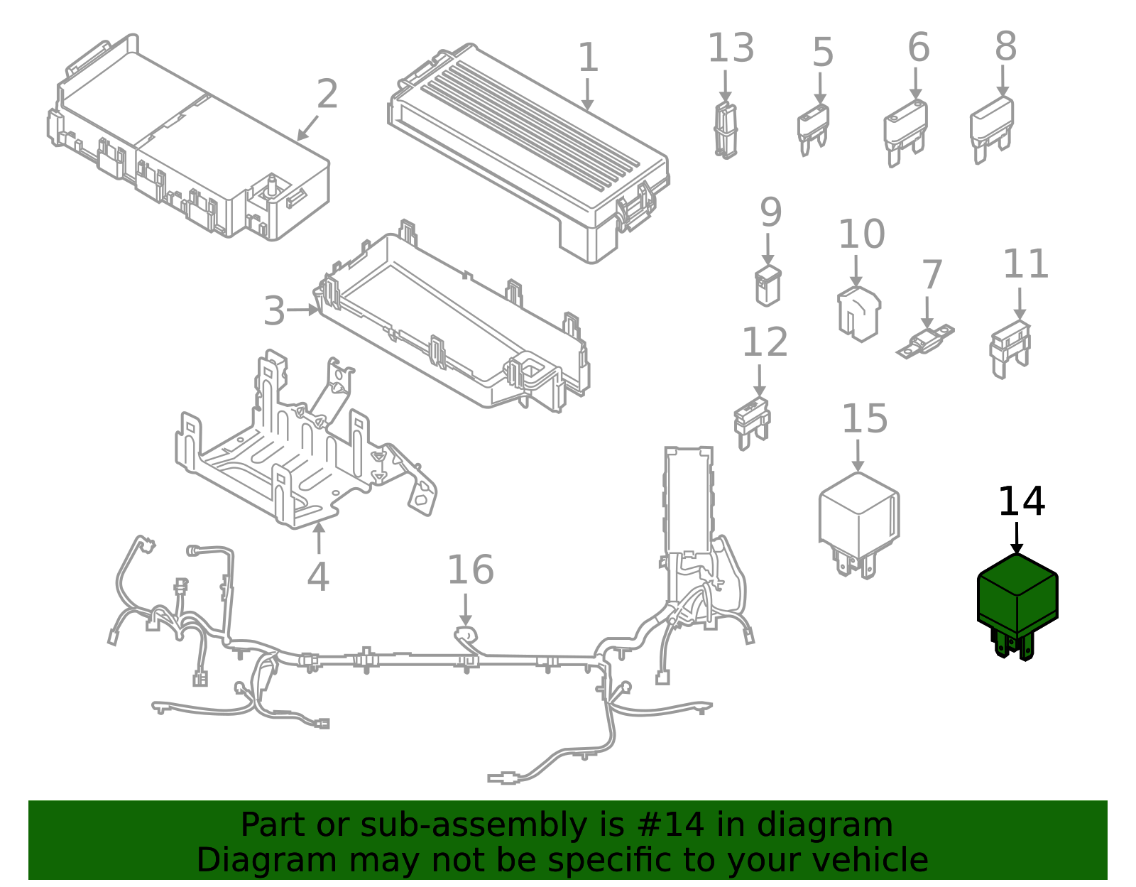 RLY-7 - Ford Relay Performance Auto Parts