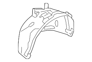 Genuine Fender Liner for 2018-2025 Volvo XC60 | Part# 32372422 | Over ...